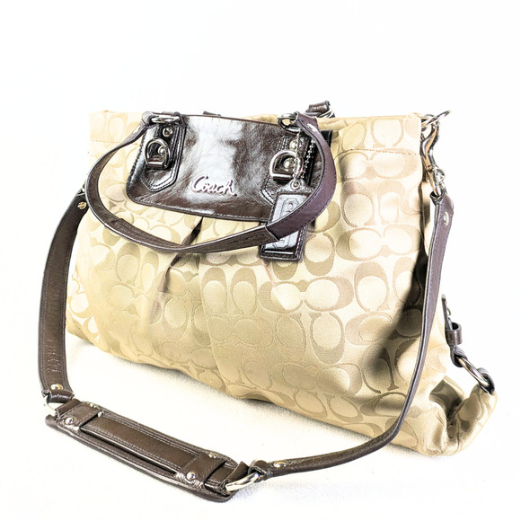 Coach | Bags | Coach Ashley Signature Carryall Shoulder Bag | Poshmark